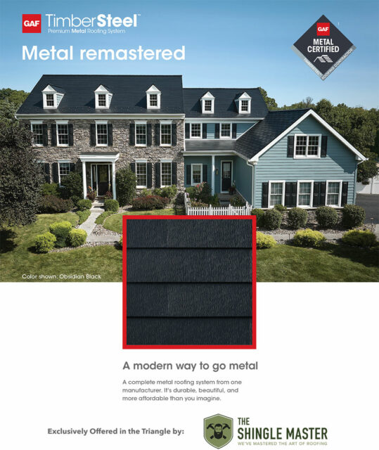 Introducing the TimberSteel™ Premium Metal Roofing System - The Shingle ...